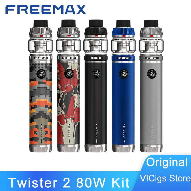 Original Freemax Twister 2 80W Kit 3000mAh Battery With 5ml Fireluke 4 ...