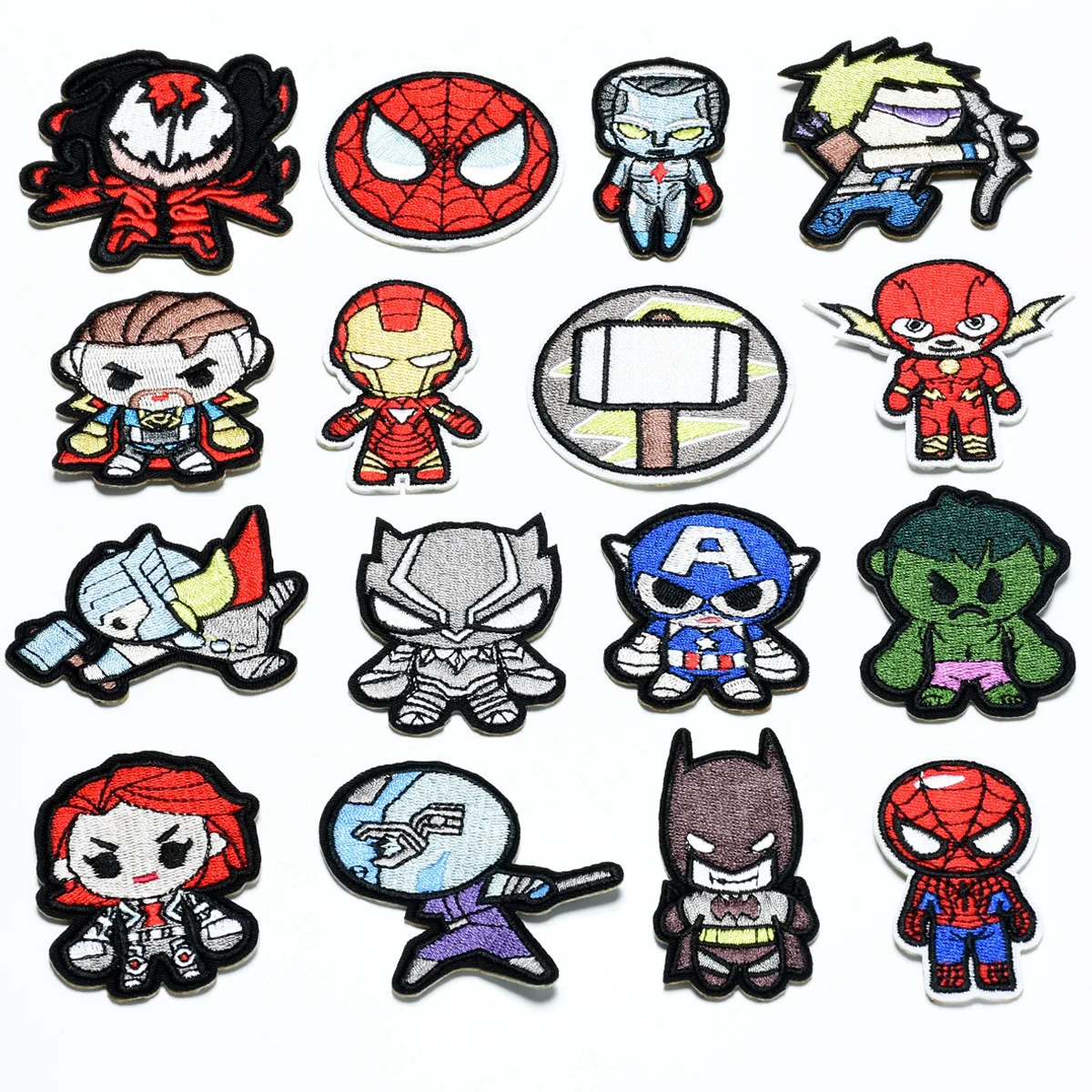 Embroidered-Patches-Cartoons-Pider-Lightning-A-Pattern-Ironing-Iron-on ...