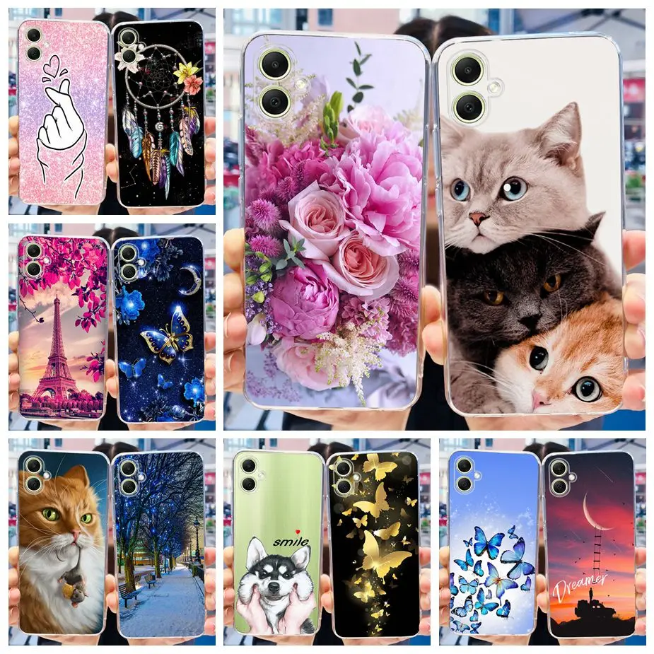 For-Samsung-Galaxy-A05-Case-SM-A055F-Cute-Painted-Back-Cover-Phone-Case ...