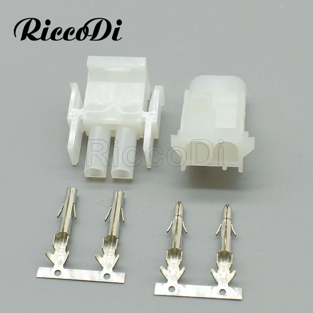 5-20-Sets-2-Pin-Electrical-Connector-63080-Female-And-Male-Plug-For ...
