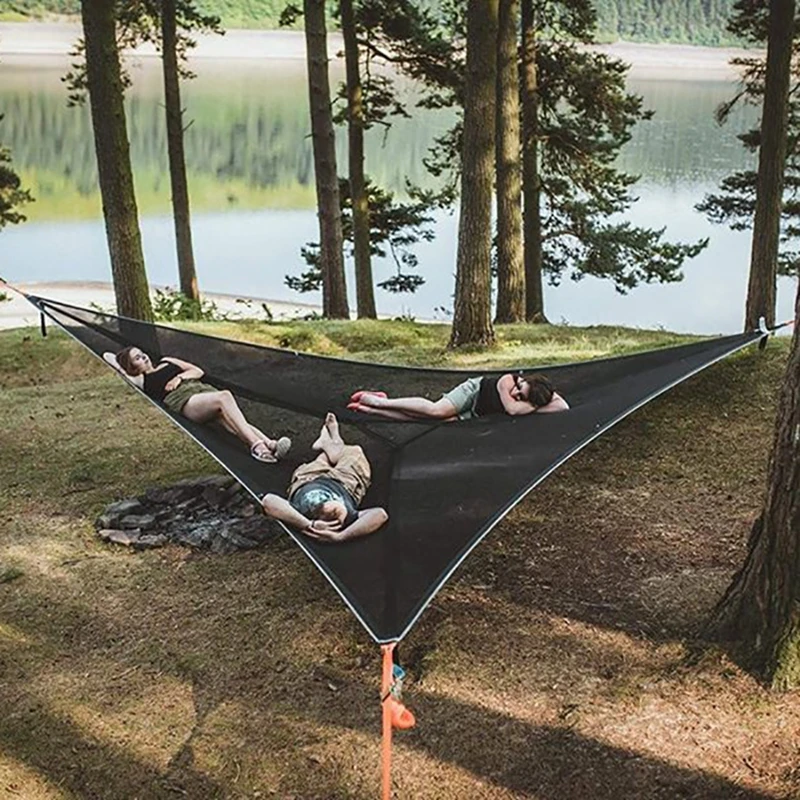 Breeze Hammock: Portable Triangle Hammock for Multi-Person Camping ...