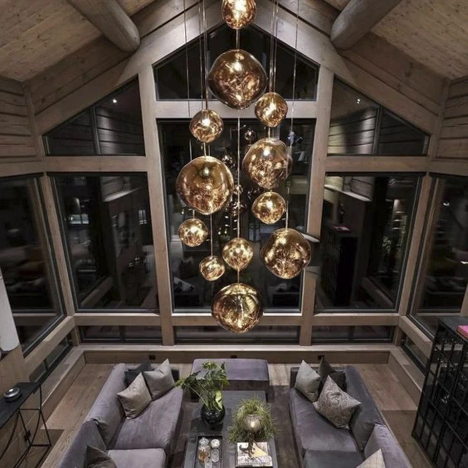 Nordic Lava LED Pendant Lights Indoor Lighting Loft Decor Lamp Bedroom ...