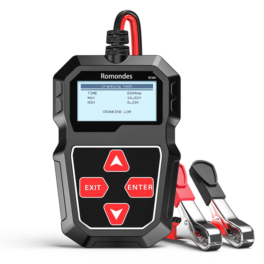 Romondes-BT200-Car-Battery-Tester-12V-100-2000-CCA-Auto-Battery-Load ...