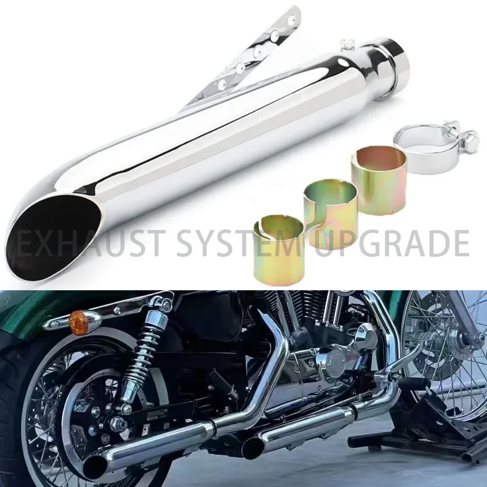38-45mm-Motorcross-Exhaust-Modified-Retro-Cafe-Racer-Motorcycle-Muffler ...