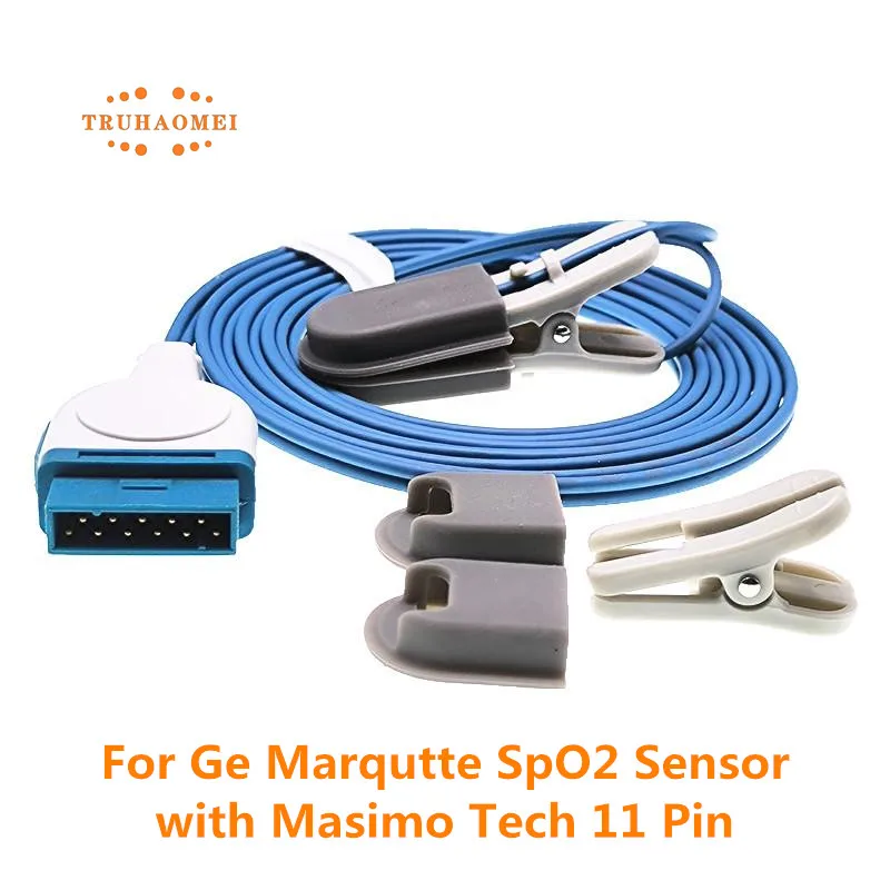 For GE Marqutte SpO2 Sensor Adult Child Neonate Reusable 11 Pin Dash ...