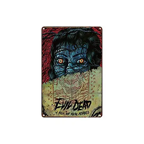 WANLN-Evil-Dead-Metal-Tin-Sign-Home-Garage-Bar-Supplies-Lightweight-and ...