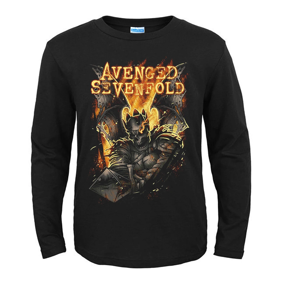 Metalcore-Avenged-Sevenfold-Rock-T-shirt-Mens-Long-Sleeve-Tshirt-Hip ...