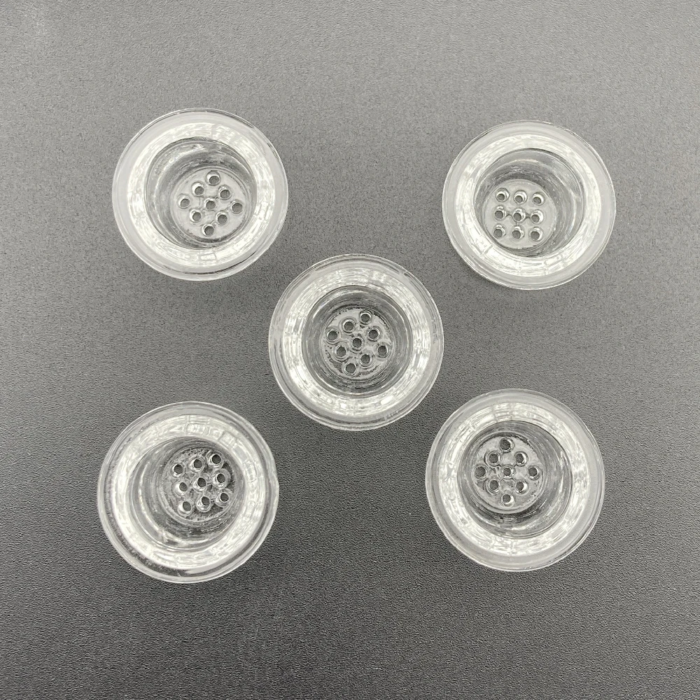 Glass Screen Bowls Filters with 1/9-Honeycomb Holes for Smoking Tobacco ...