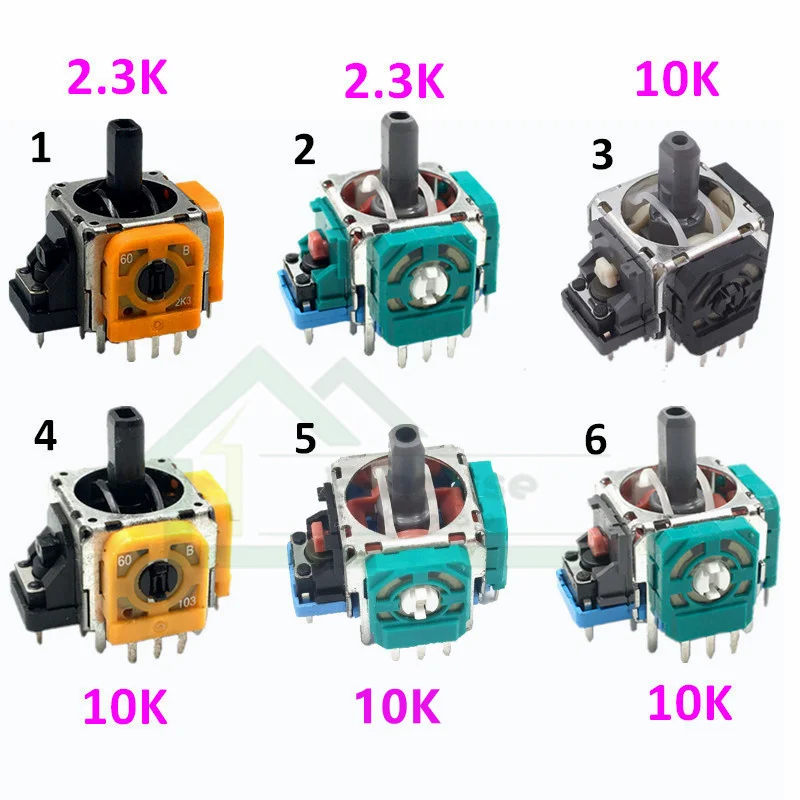 Ps4 Controller Joystick Thumbstick - 50pcs Controller 3pin 3d Joystick ...