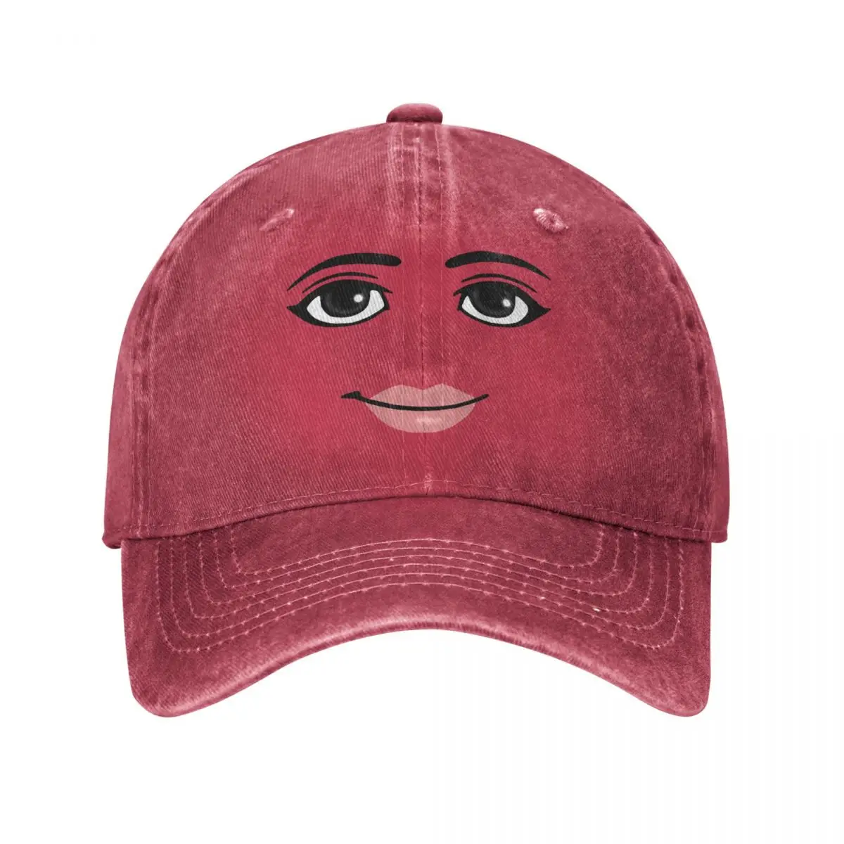 Hip-Hop-Washed-Washed-Robot-Cartoon-Woman-Face-Game-Meme-Baseball-Caps ...