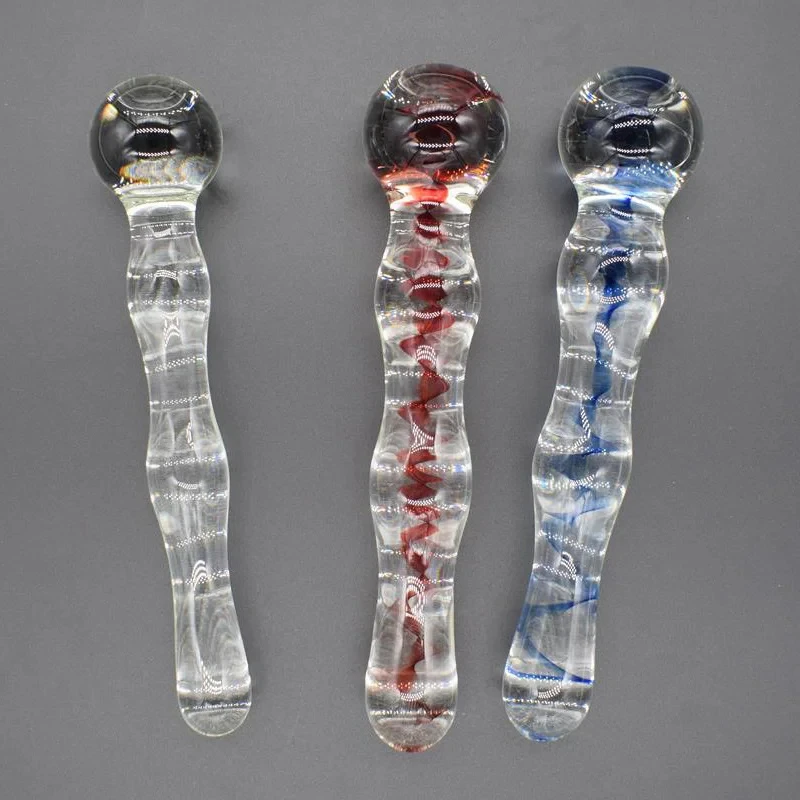 Pyrex-Dildo-Glass-Butt-Plug-Waterproof-G-Spot-Anal-beads-Colorful-Glass ...