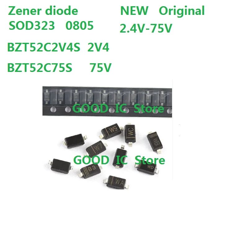 3000PCS-SOD323-BZT52C2V4S-BZT52C2V7S-BZT52C3V0S-BZT52C3V3S-BZT52C3V6S ...