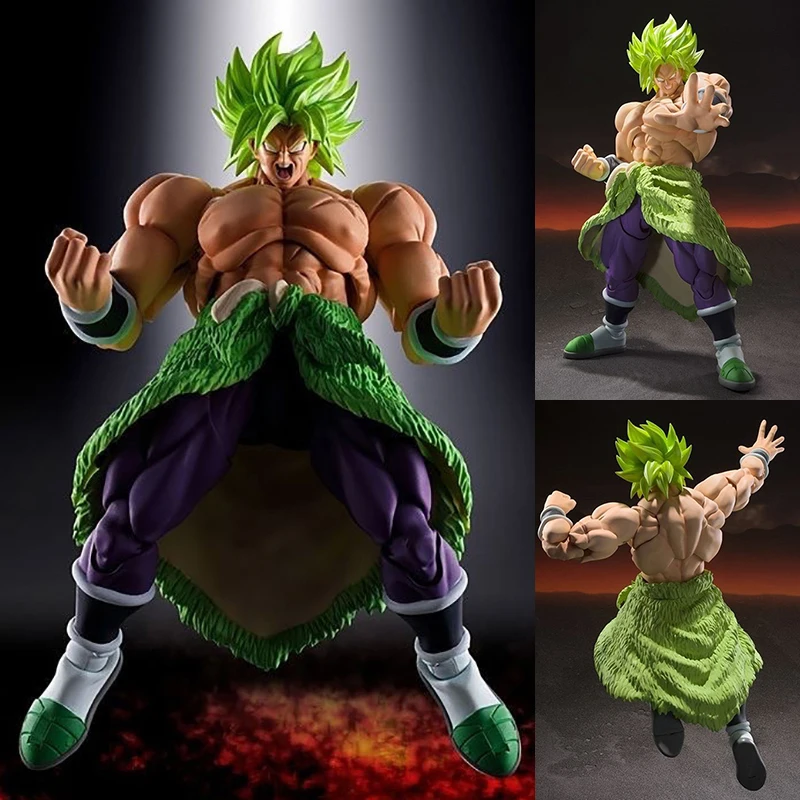 Anime SHF Dragon Ball Z Figures Broly Action Figure PVC Collection Doll ...