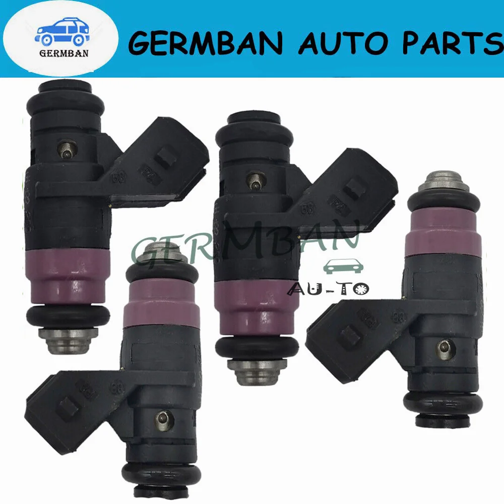 H132259, 8200505191, 8200132259 4pcs Petrol Fuel Injector For Renault ...