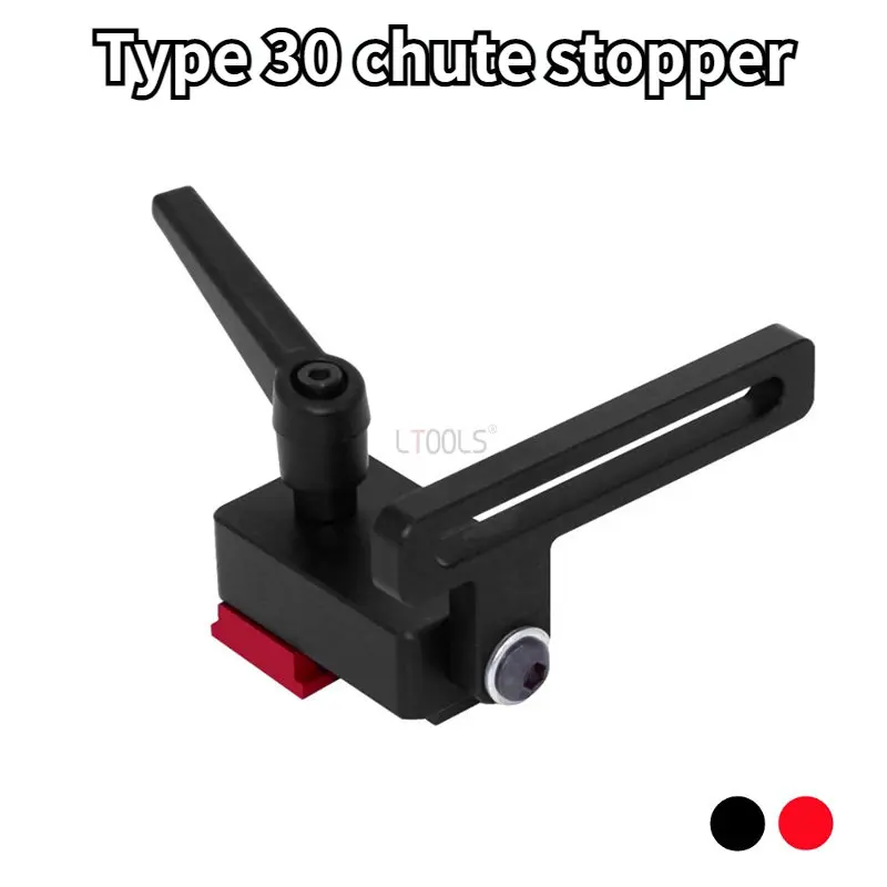 Woodworking 30 Type Guide Rail Stopper DIY Aluminium T Slot Miter Gauge ...