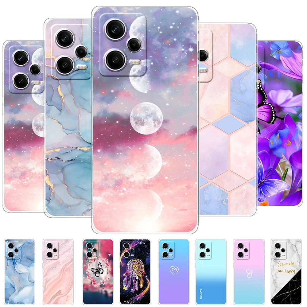 For Xiaomi Redmi Note 12 Pro Case Silicone Soft Phone Clear Cases For ...