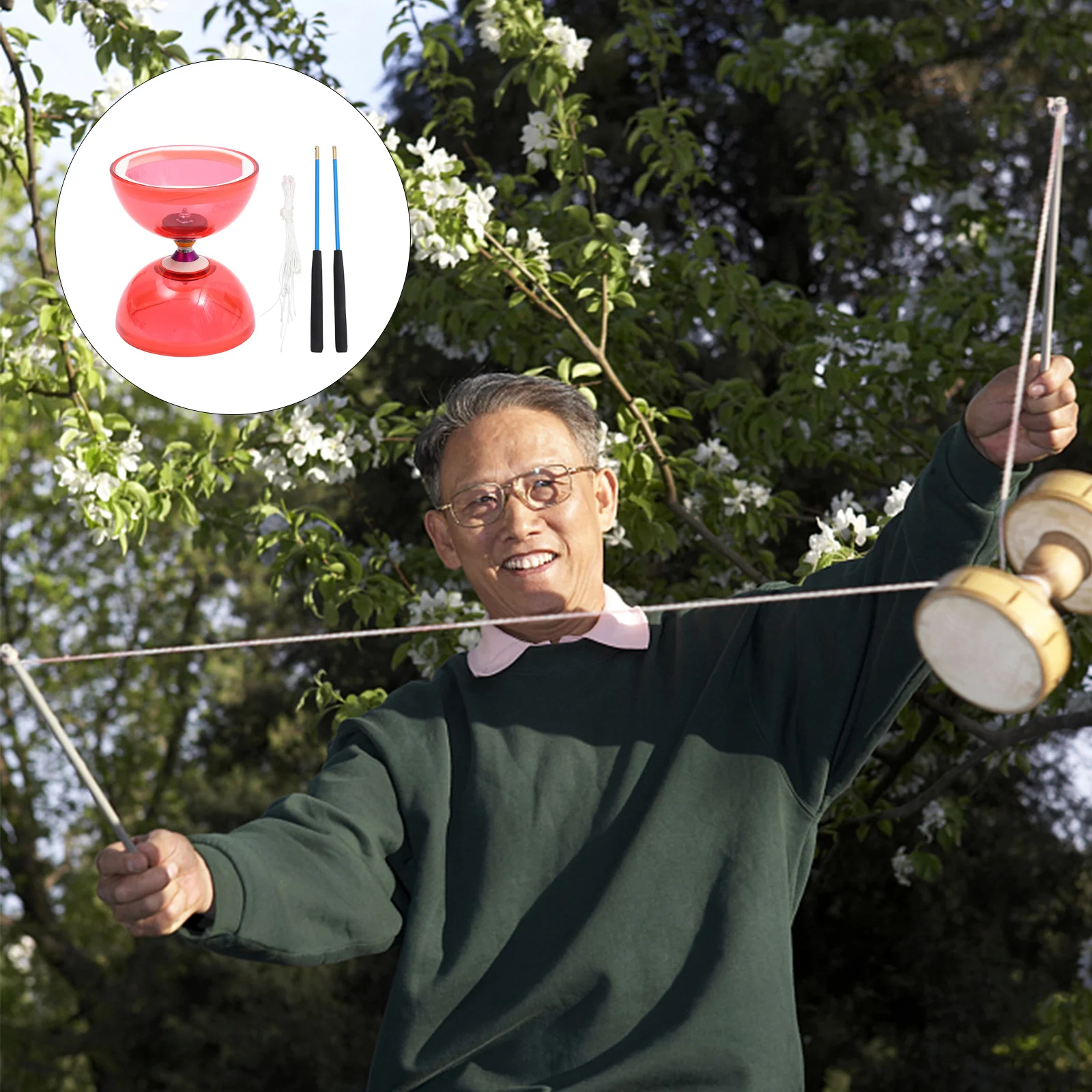 Diabolo-S-Jugglingdiabolos-Sticks-Games-Camping-Crystal-Fitness-Trick ...