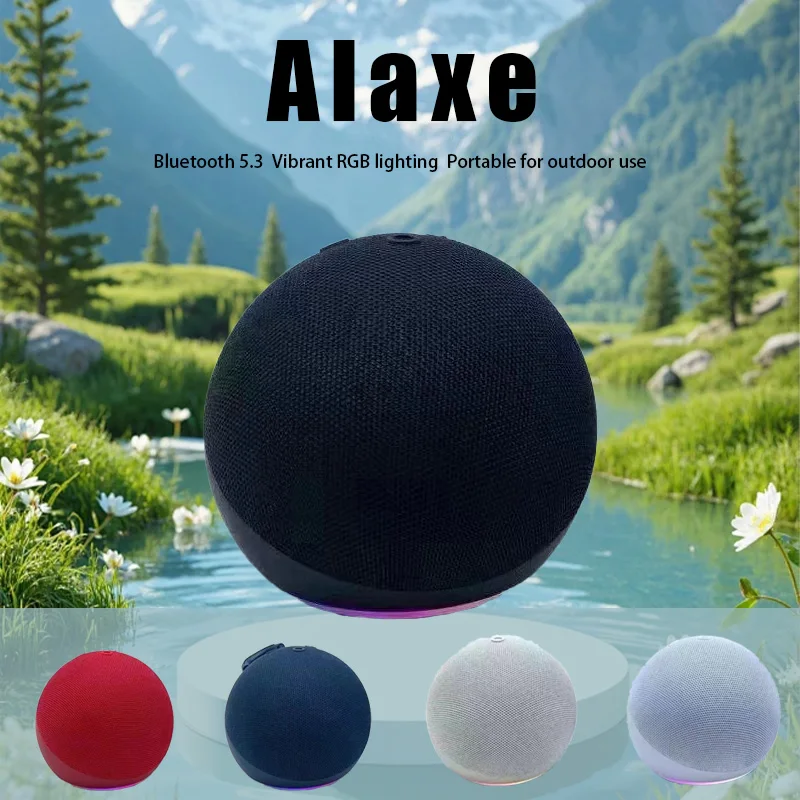 Alaxe Alto-falante Bluetooth Subwoofer compacto e poderoso alto-falante ...