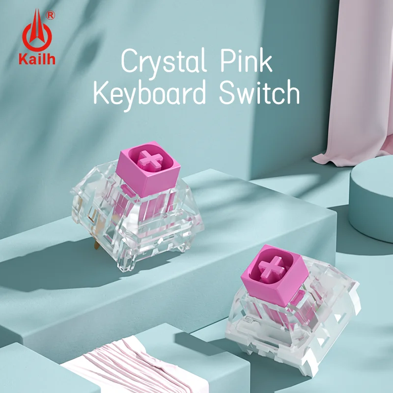 Kailh-Box-Crystal-Pink-Switch-Mechanical-Keyboard-Switch-Customized ...