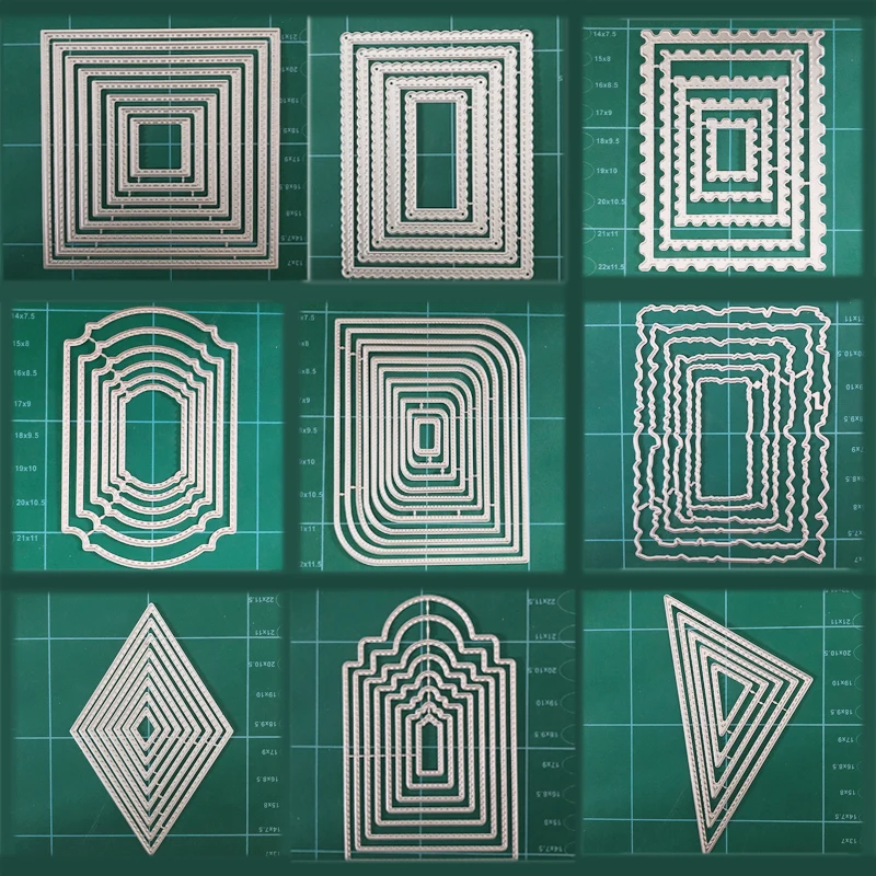 Nesting-Frame-Die-Cuts-For-Card-Making-Nested-Metal-Cutting-Dies-For ...