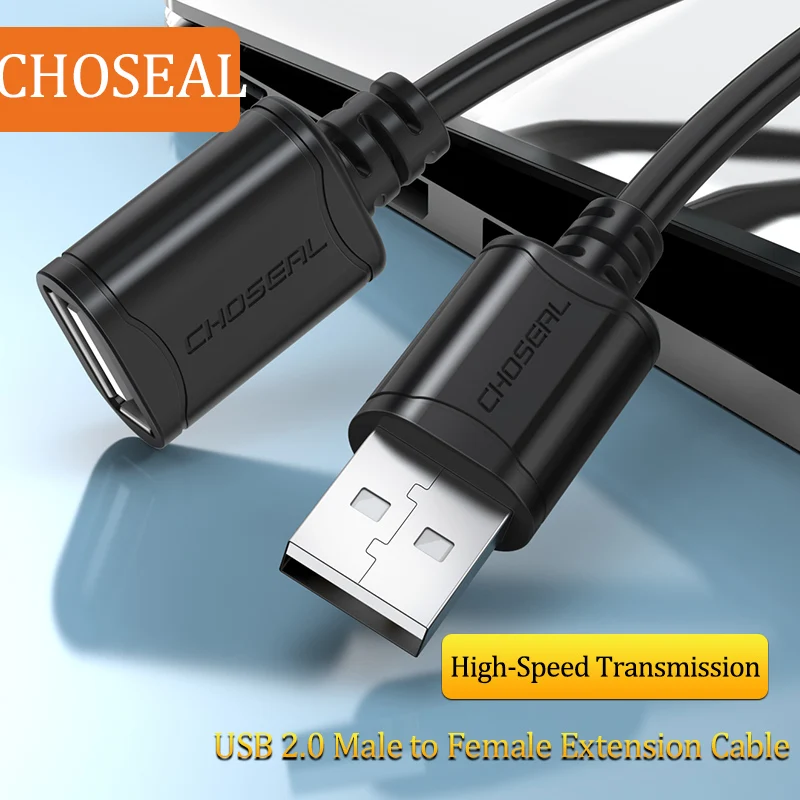CHOSEAL-Cable-de-extensi-n-USB-2-0-macho-a-hembra-extensor-de-Cable-de ...