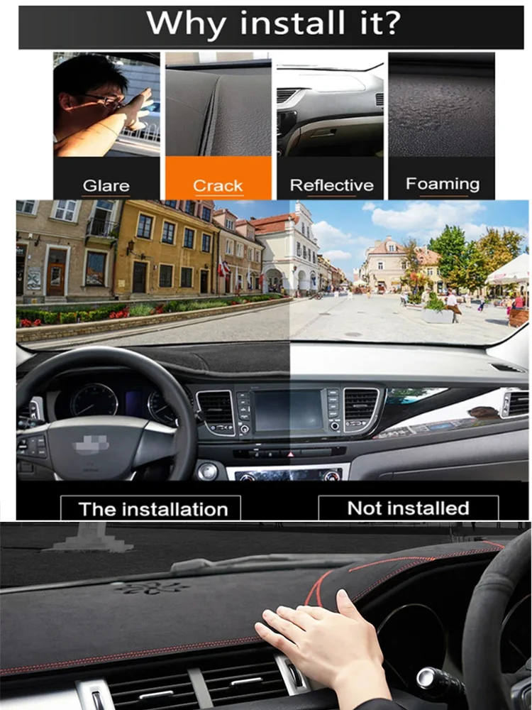 For Audi A3 S3 RS3 8VA 8VS 8V7 8VE 8V1 85S 85A 85M 85F Dashmat ...