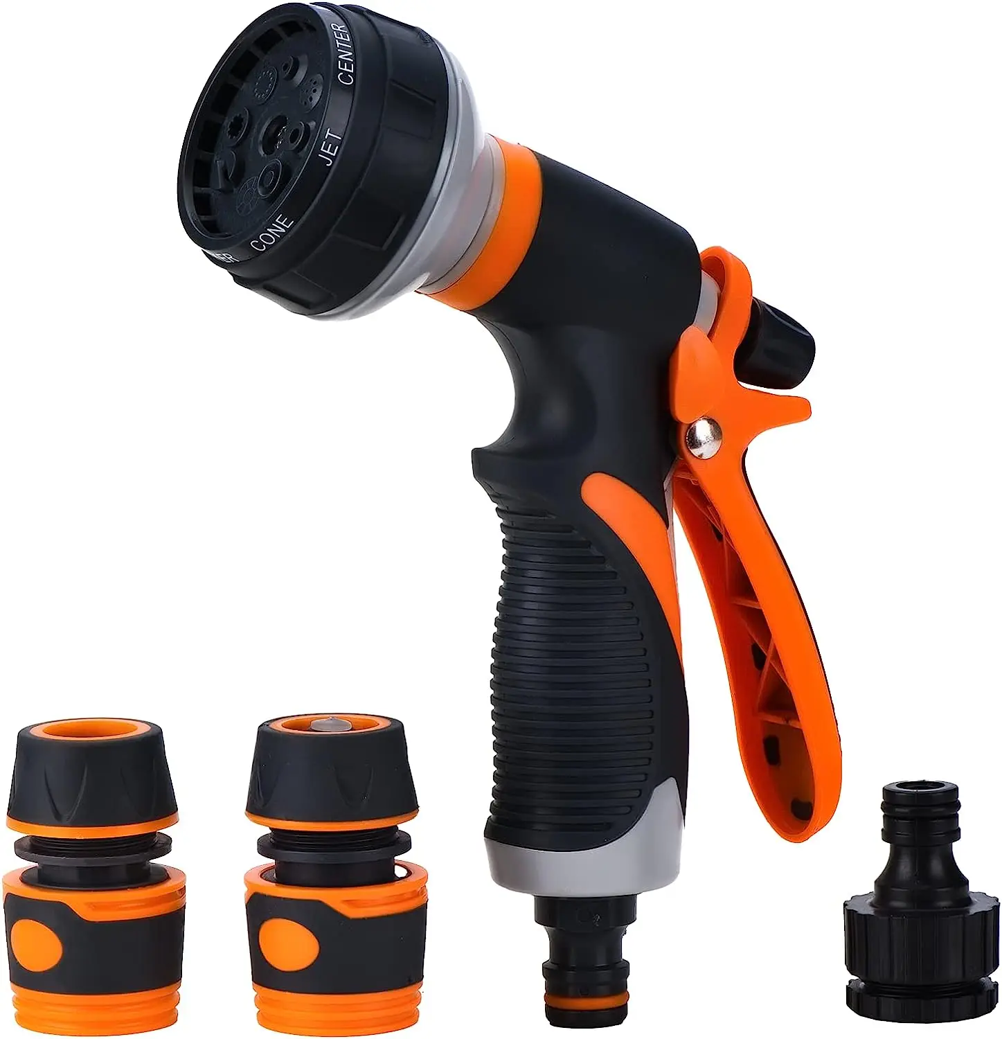 Garden-Hose-Spray-Gun-High-Pressure-Hose-Nozzle-with-Quick-Connect ...