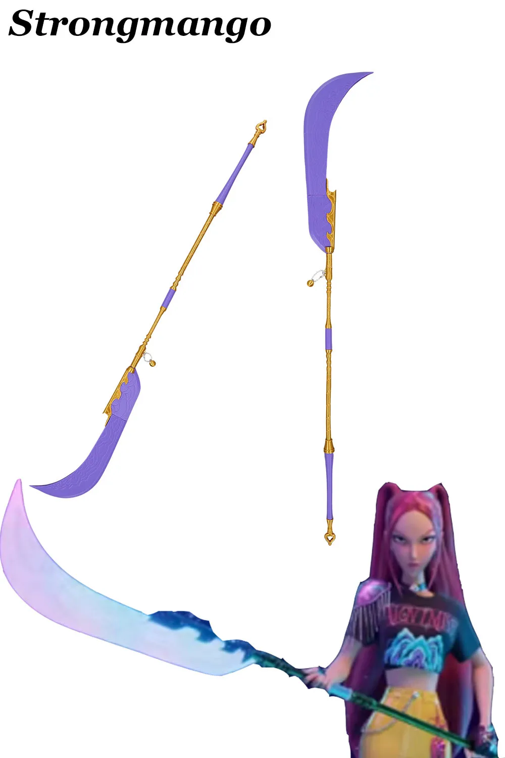 Rumi Sword Mira Cosplay Go Dok Woldo Glaive Weapon Kpop Demon Hunters ...