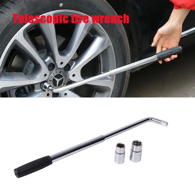 Telescopic Wrench Auto Spanner Lug Automotive Tools Car Vehicle Replace ...