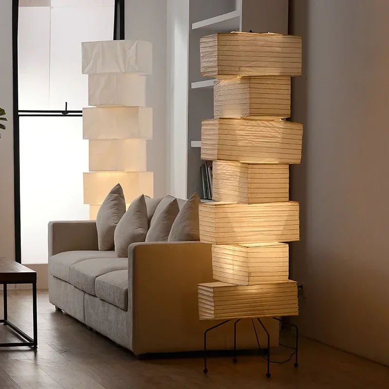 Designer-Akari-Noguchi-Yong-Floor-Lamp-LED-E27-Rice-Paper-interior ...