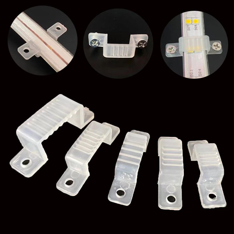LED-Strip-Cable-Clips-Cable-Organiser-Neon-Light-Led-Connector-Tiras-de ...