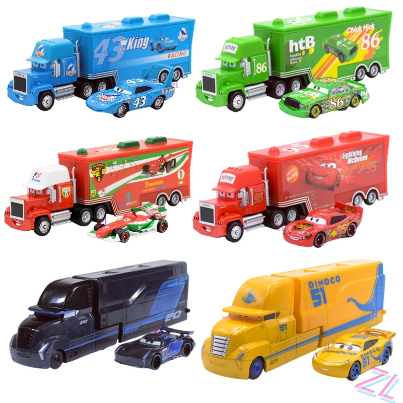 Disney-Pixar-Cars-3-Toys-Car-1-55-Lightning-Mcqueen-Mack-Uncle-Truck ...