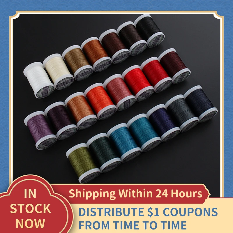 DIY-Accessories-Leather-Craft-Sewing-Thread-0-4-0-5-0-6MM-Round-Waxed ...