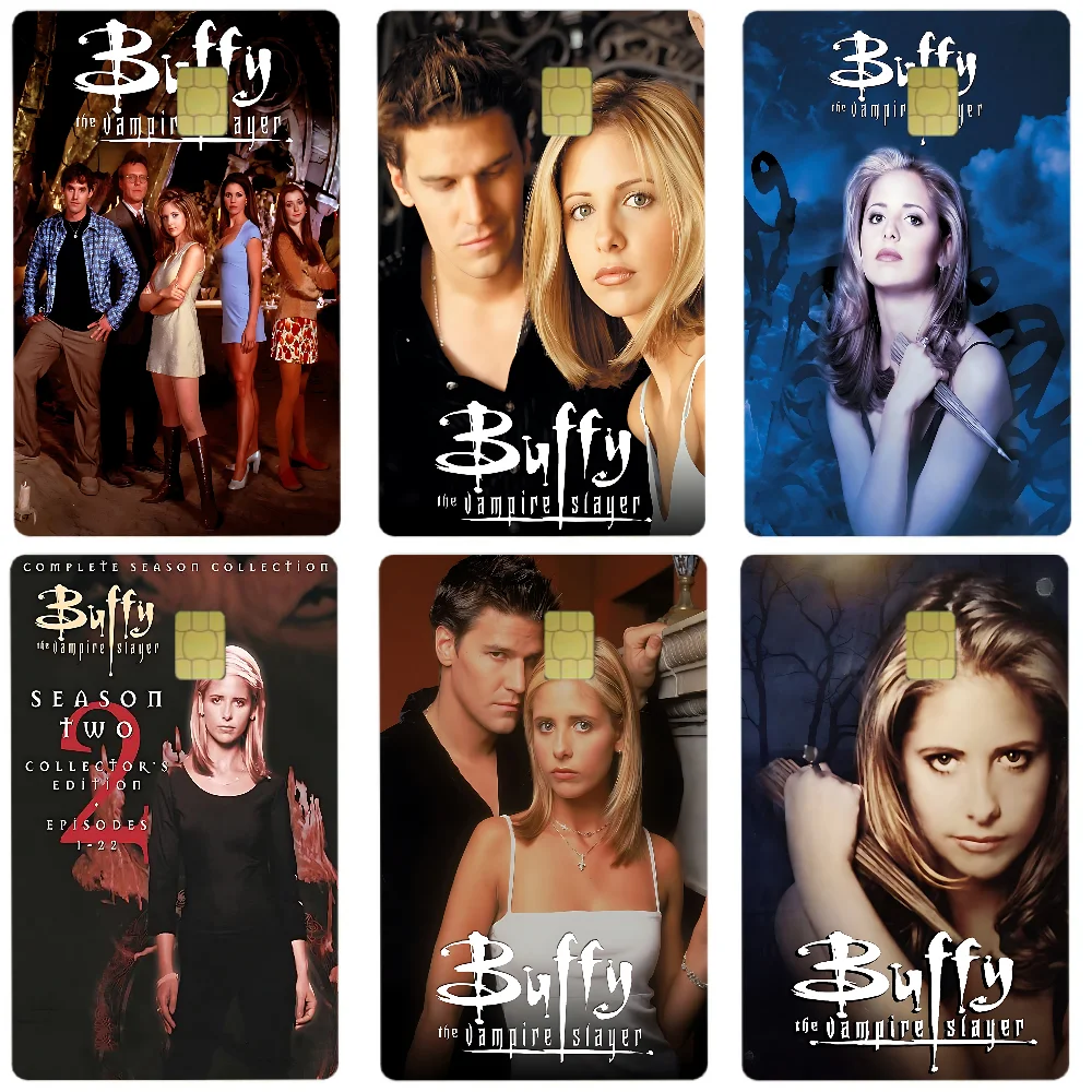 Buffy The Vampire Slayer Cartoon 4pcs 1Set Credit Card Skin Stickers ...