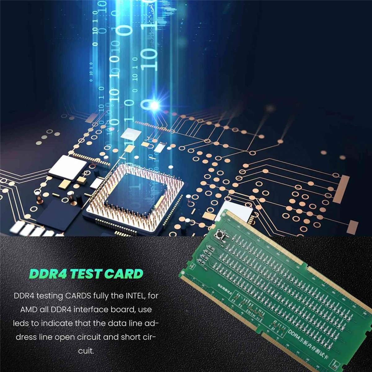 DDR4 Test Card RAM Memory Slot Out LED Desktop Motherboard Repair ...