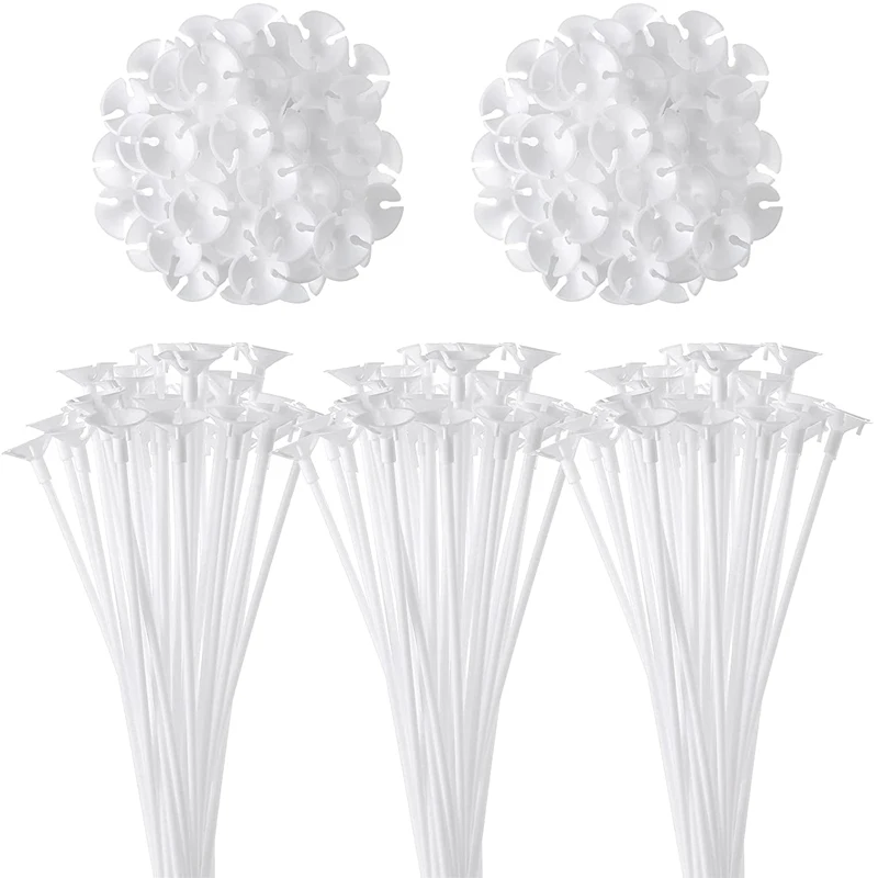 Soporte-de-globos-de-PVC-blanco-palos-con-Clip-palo-de-l-tex ...