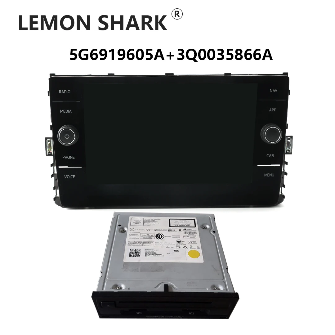 Auto Headunit Com Display De Vidro Carplay Radio Android Atualiza O 5g6