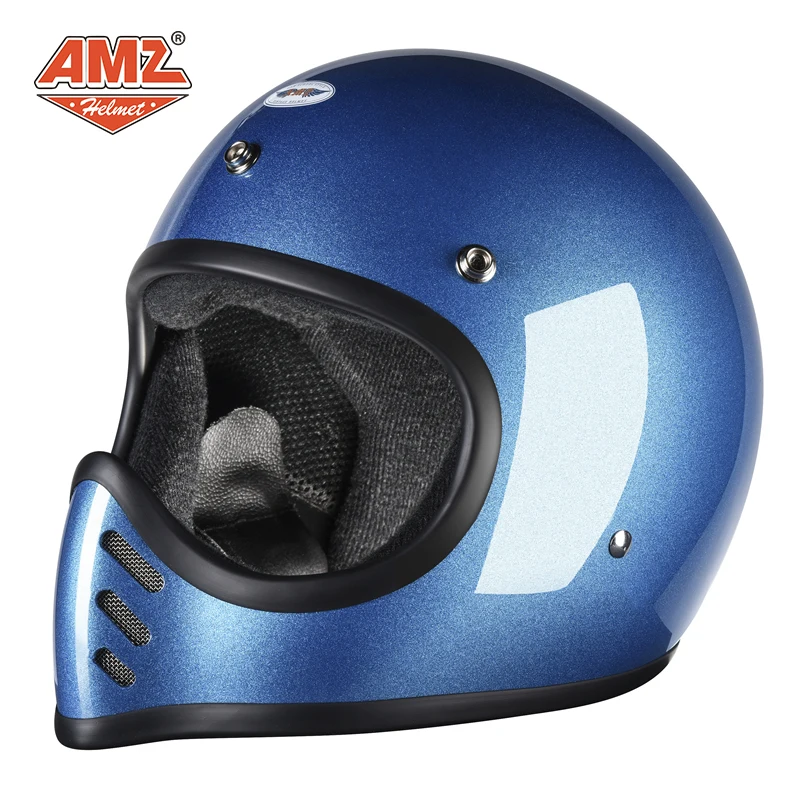 AMZ-Fiberglass-Motorcycle-Helmet-Retro-motorbike-helmet-Four-Seasons ...
