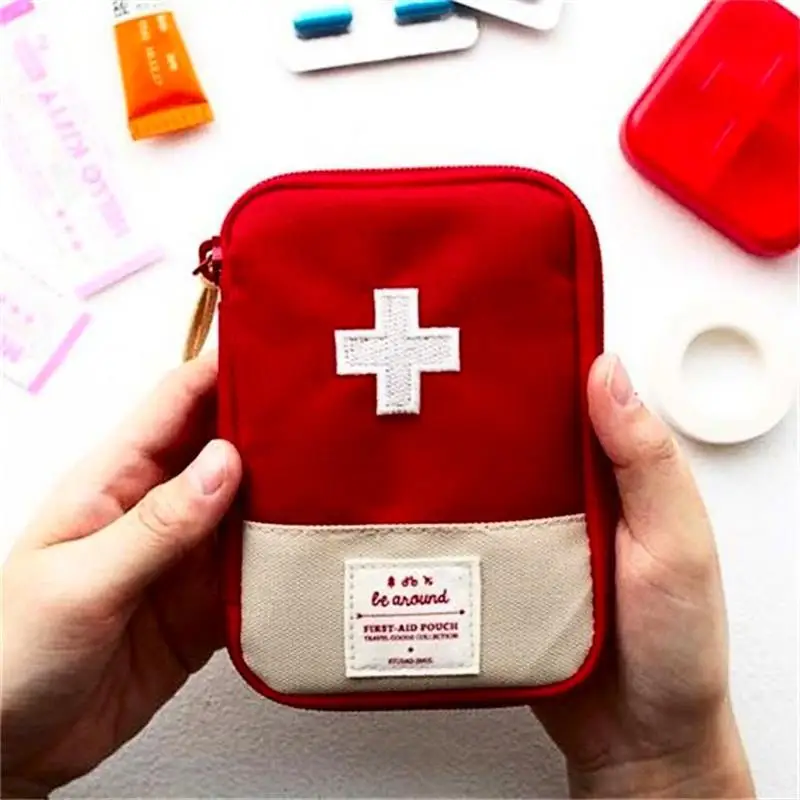 Cute Mini Portable Medicine Bag First Aid Kit Medical Emergency Kits ...