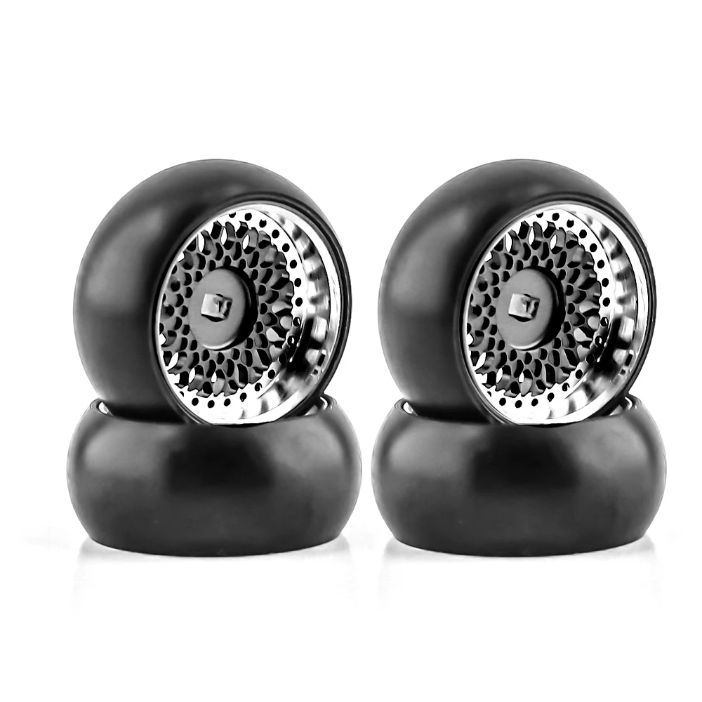 4pcs-alloy-Wheels-Hubs-Simulation-Tire-Rims-For-Kyosho-MINI-Z-AWD ...