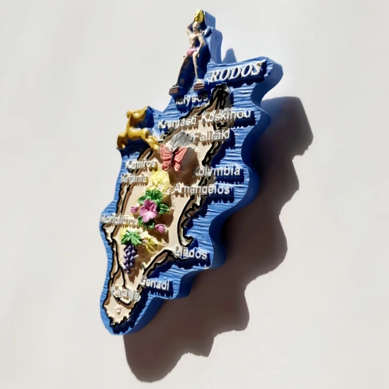 Island Greece Map: The Perfect Fridge Magnet for Travel Lovers and Home ...