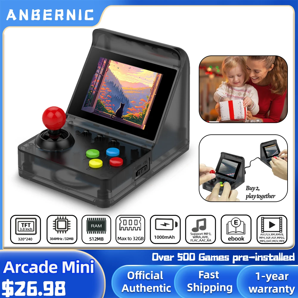 MINI-consola-ARCADE-Retro-de-32-bits-port-til-reproductor-cl-sico-500 ...
