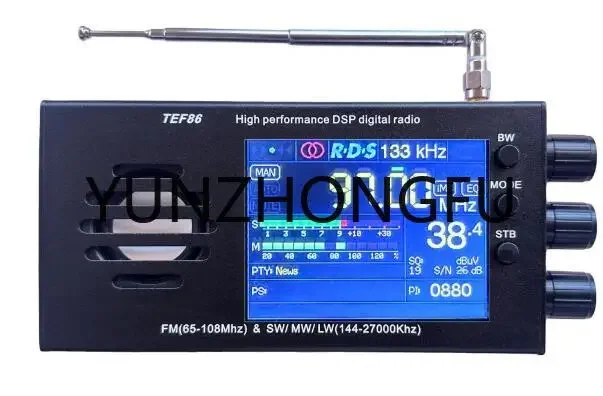 Xhdata D-808 ESP32 TEF6686 Radio Receiver With Battery Walkie Talkies ...