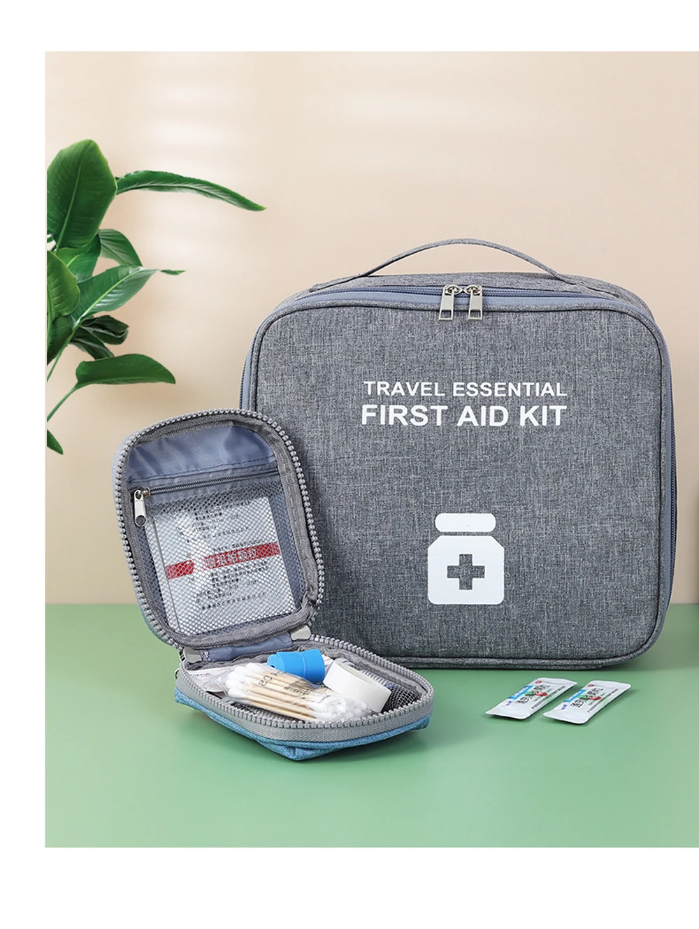 Trousse de secours,AfricLarge-Trousses de premiers soins portables pour la maison et la voiture ...