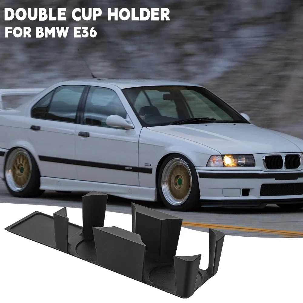 1/2PCS Double Cup Holder For BMW E36 Center Console Cup Holder 3D ...