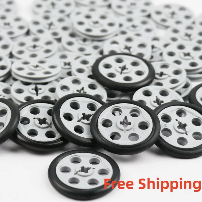 20PCS-Free-Shipping-4185-Wedge-Belt-Wheel-Pulley-Bricks-Toys-For ...