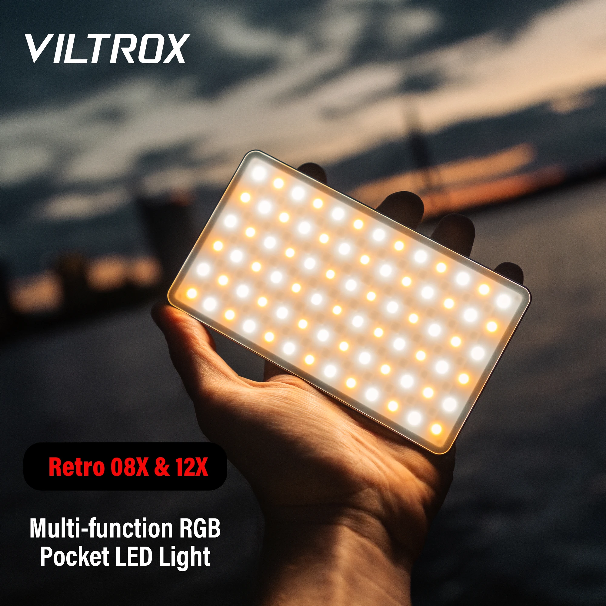 Viltrox-Retro-08X-Portable-Light-RGB-LED-Handheld-Video-Selfie-Photo ...