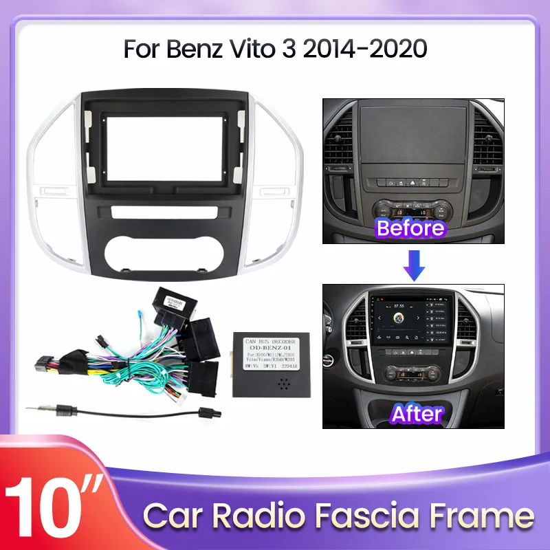 For Mercedes-benz Vito W447 2014-2020 Android Radio Accessories Car ...