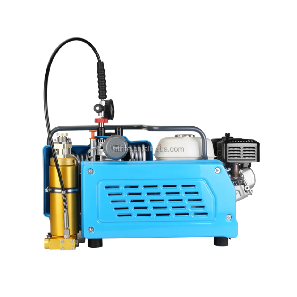 ATI-FIRE-100L-350bar-Air-Compressor-for-Breathing-Equipment-SCBA-Gas ...