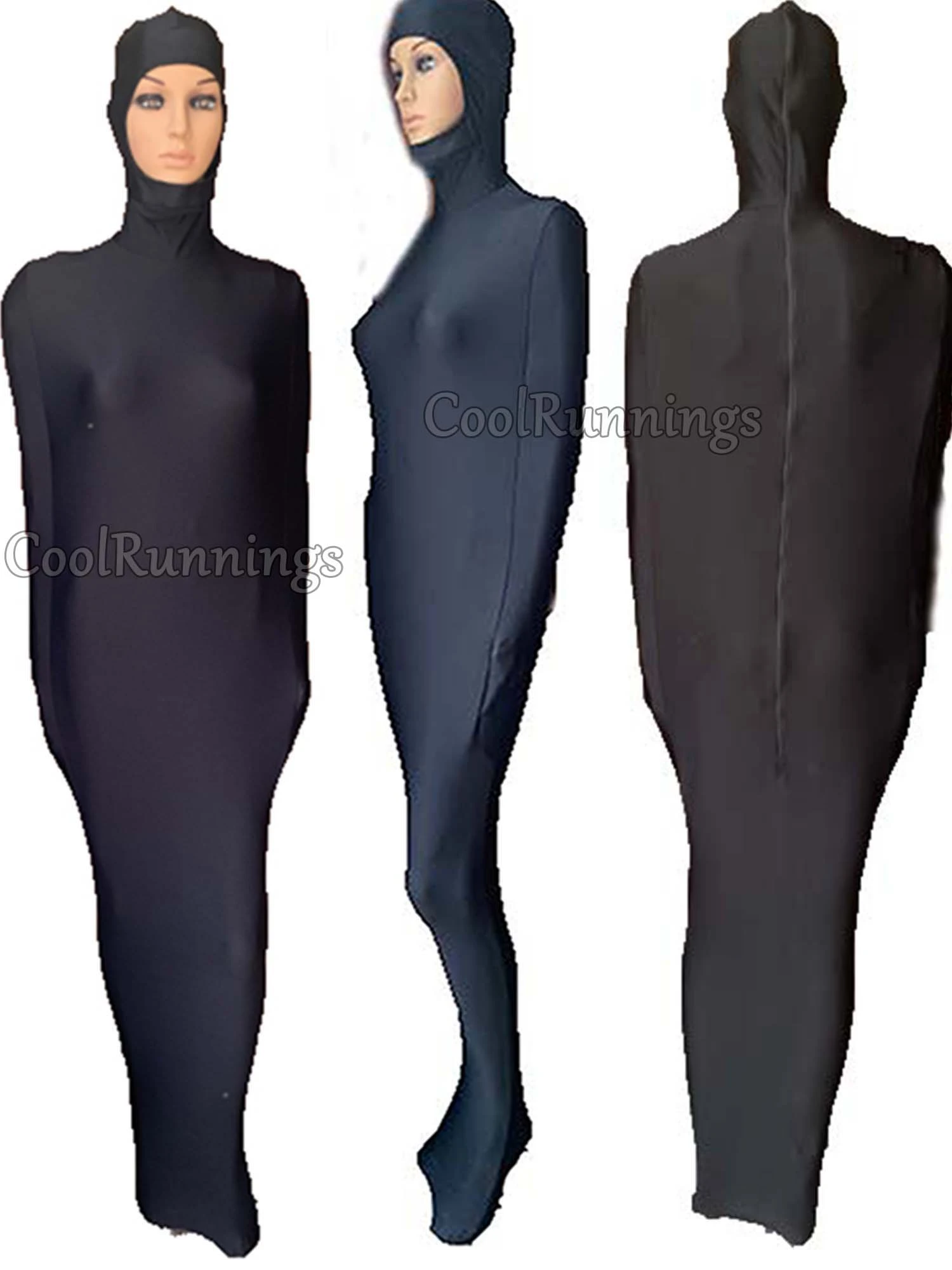 Open Face Mummy Unisex Cosplay Stage Spandex Mummy Zentai Suit Costumes ...